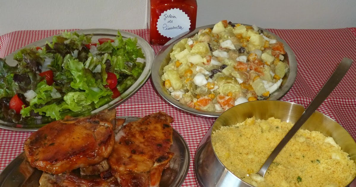 Piteisdadinha: CARRÉ ASSADO (no saco Assarápido) COM FAROFA DE FARINHA ...