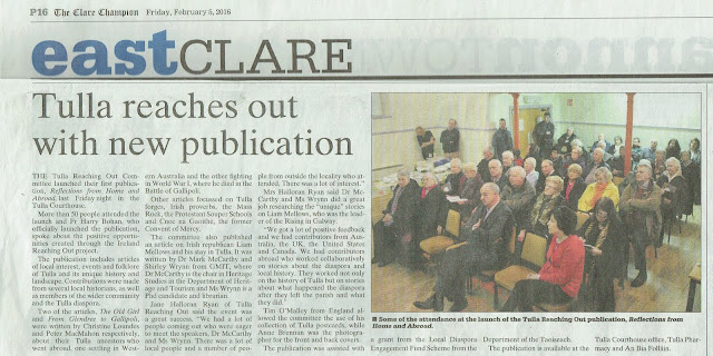 AS THEY WERE: REFLECTIONS FROM HOME AND ABROAD, TULLA