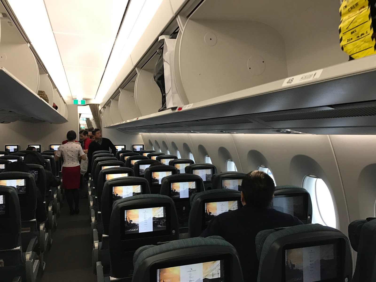 Cathay Pacific Plane Interior