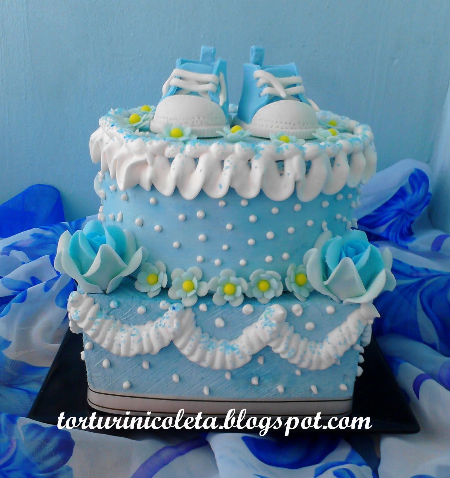 Torturi personalizate si ornamente comestibile in Dej: Tort de botez ...