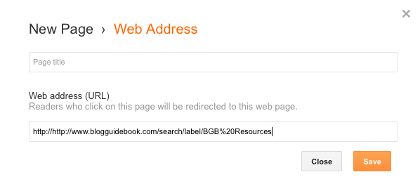 Blog Guidebook: How To Tag a Link or Page With a Label Link