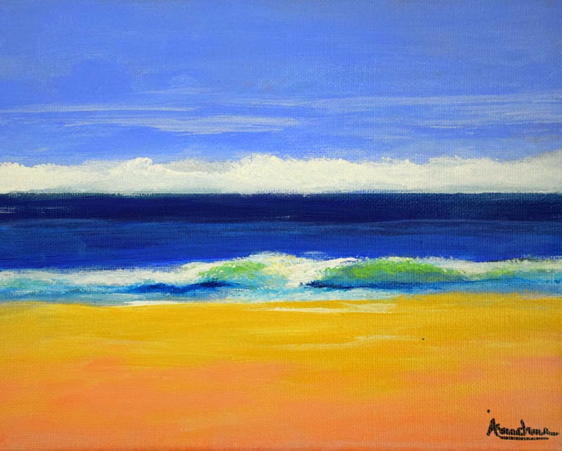 Daily Painters Abstract Gallery: Contemporary Seascape Painting , Color ...