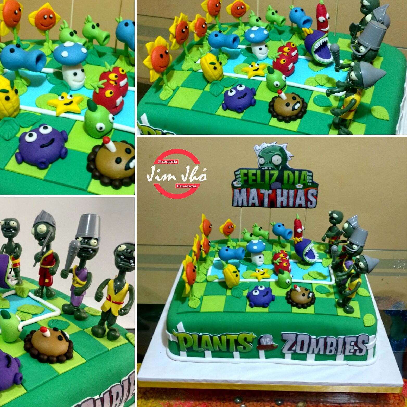 Torta Plants vs Zombies | Pastelería JimJho