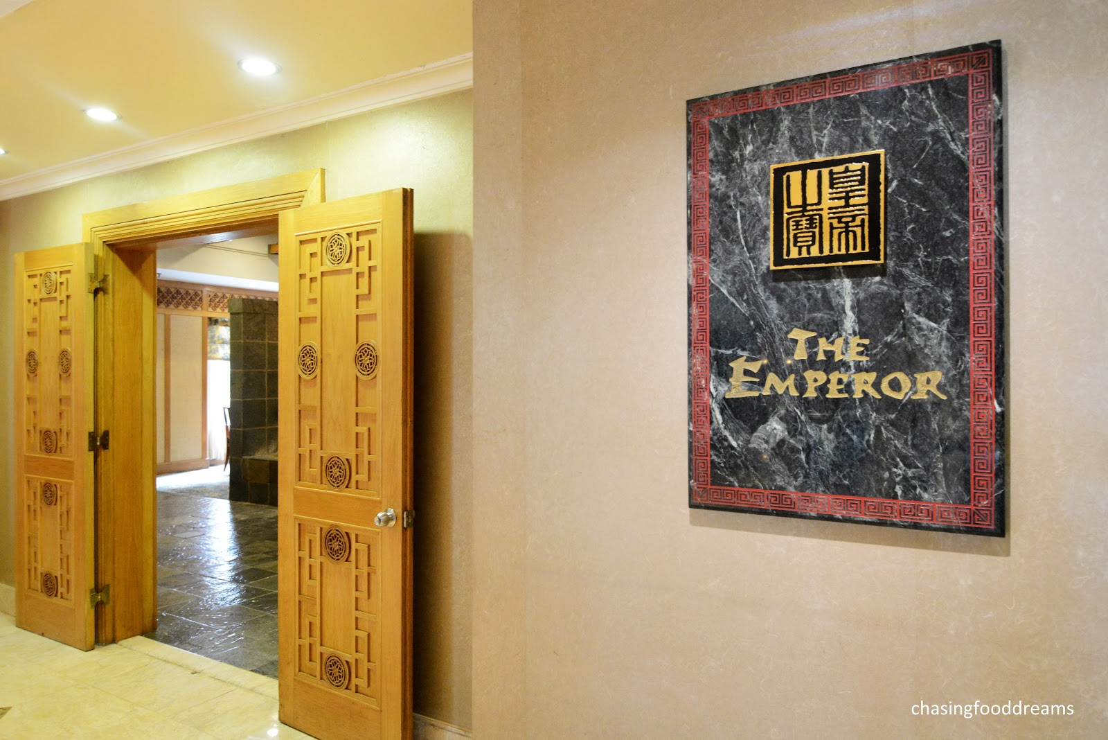 CHASING FOOD DREAMS: The Emperor Chinese Restaurant @ Dorsett Grand Subang