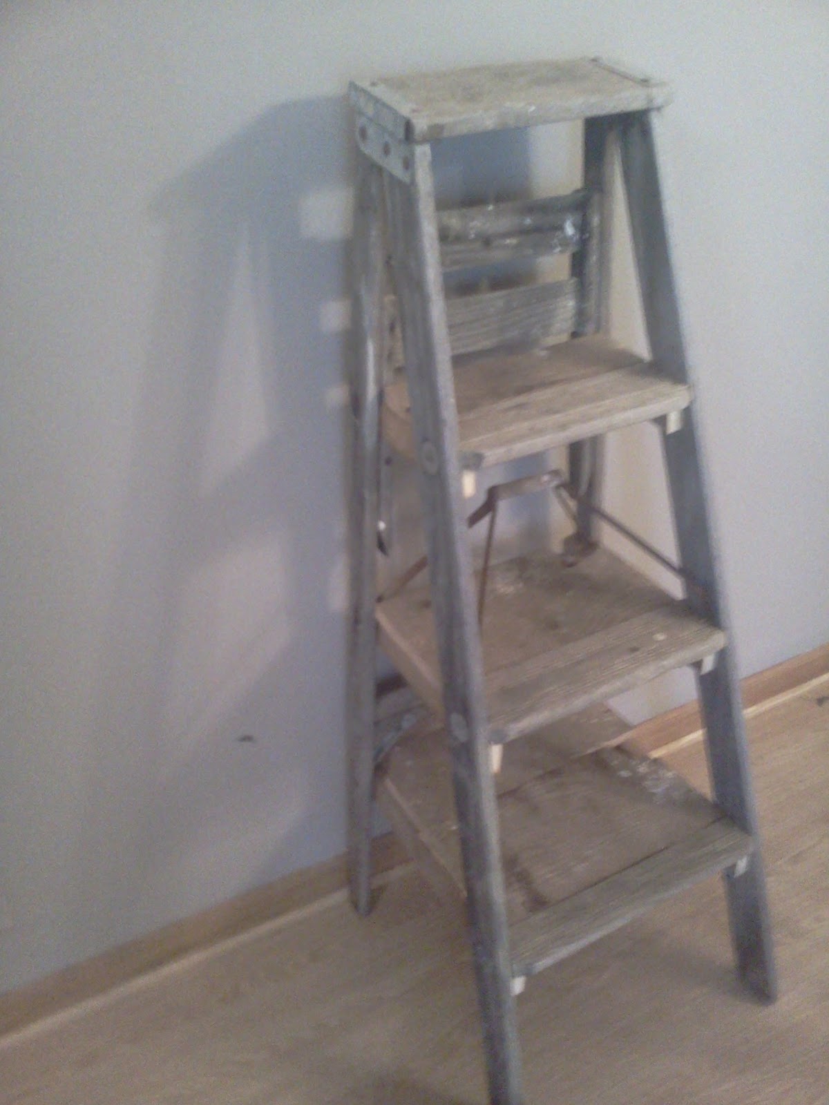 Handmade Rustic & Log Furniture: Rustic Ladder Shelves and end tables ...