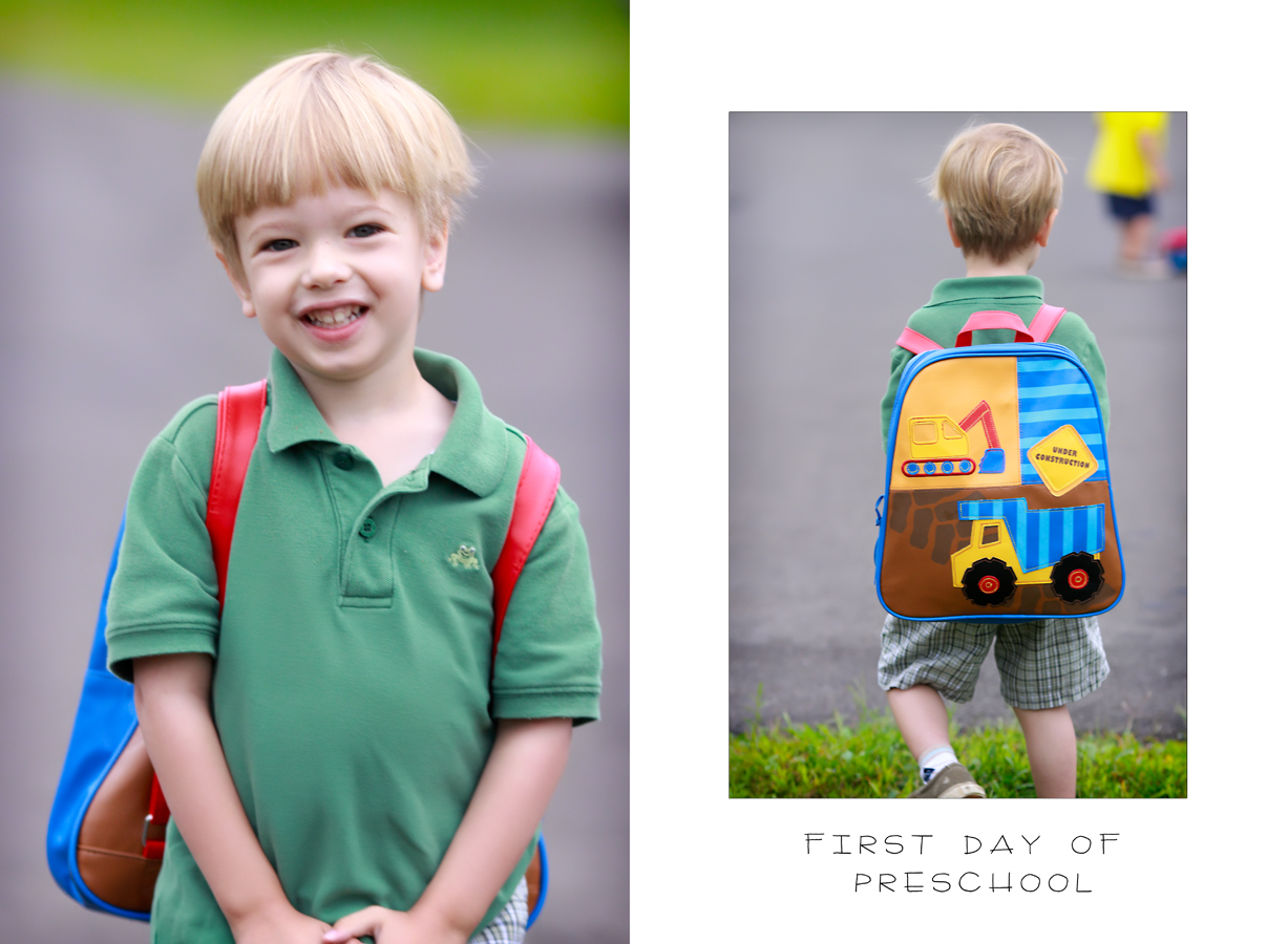 Andrea Finnegan Photography: Liam's First Day of Preschool