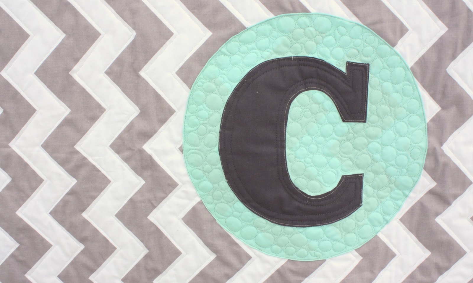Monogram Baby Quilt tutorial - Diary of a Quilter - a quilt blog