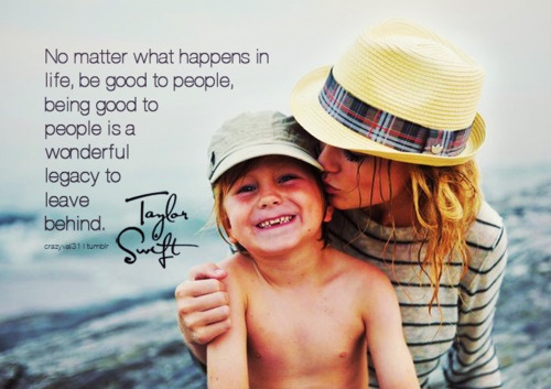 No matter what happens in life, be good to people, being good to people ...