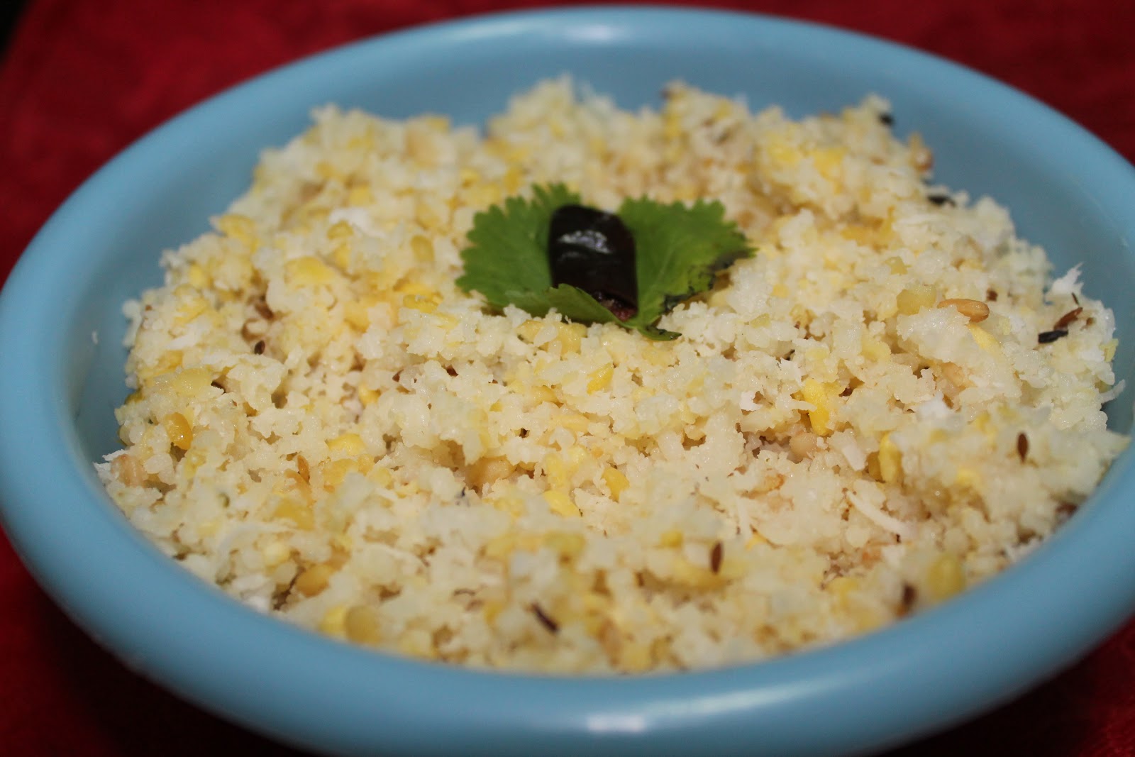 Swetha's Indian Vegetarian Cuisine: COCONUT KHICHIDI / KOBBARI UPPU-PINDI