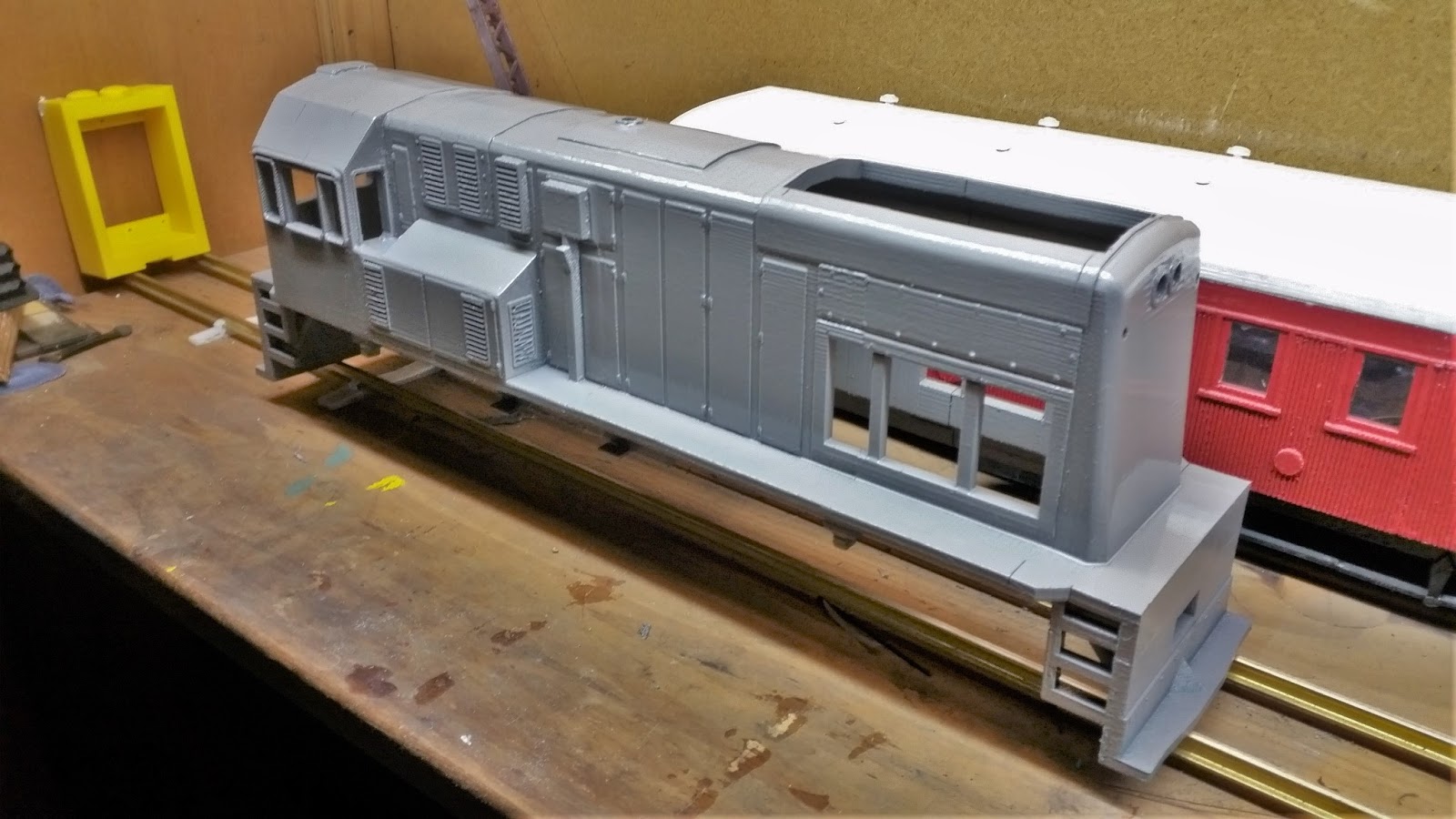 New Zealand Railway Models (Kiwi Trains): 1:24 3D Printed GE U10b (NZR Dh class)