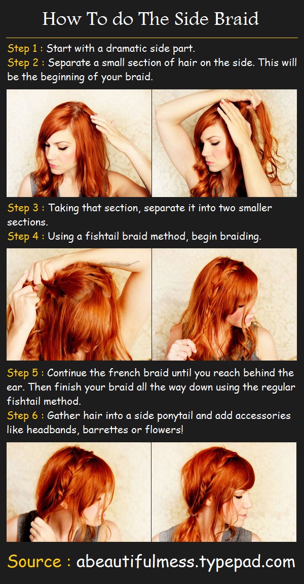 How To do The Side Braid | Pinterest Tutorials