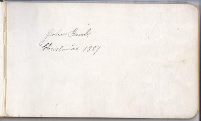 Heirlooms Reunited: 1887 Autograph Album of John Gaub of New Jersey