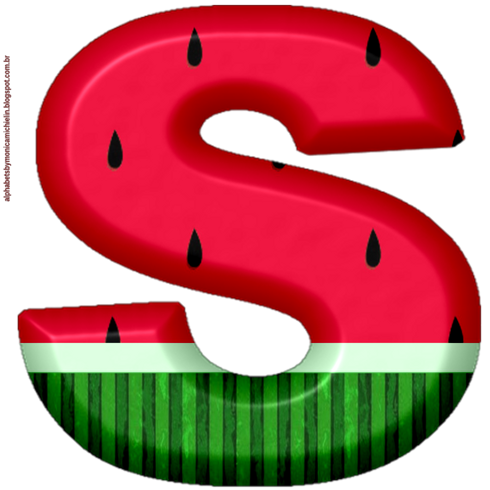 M. Michielin Alphabets: WATERMELON ALPHABET E BENEFITS, ALFABETO DE ...