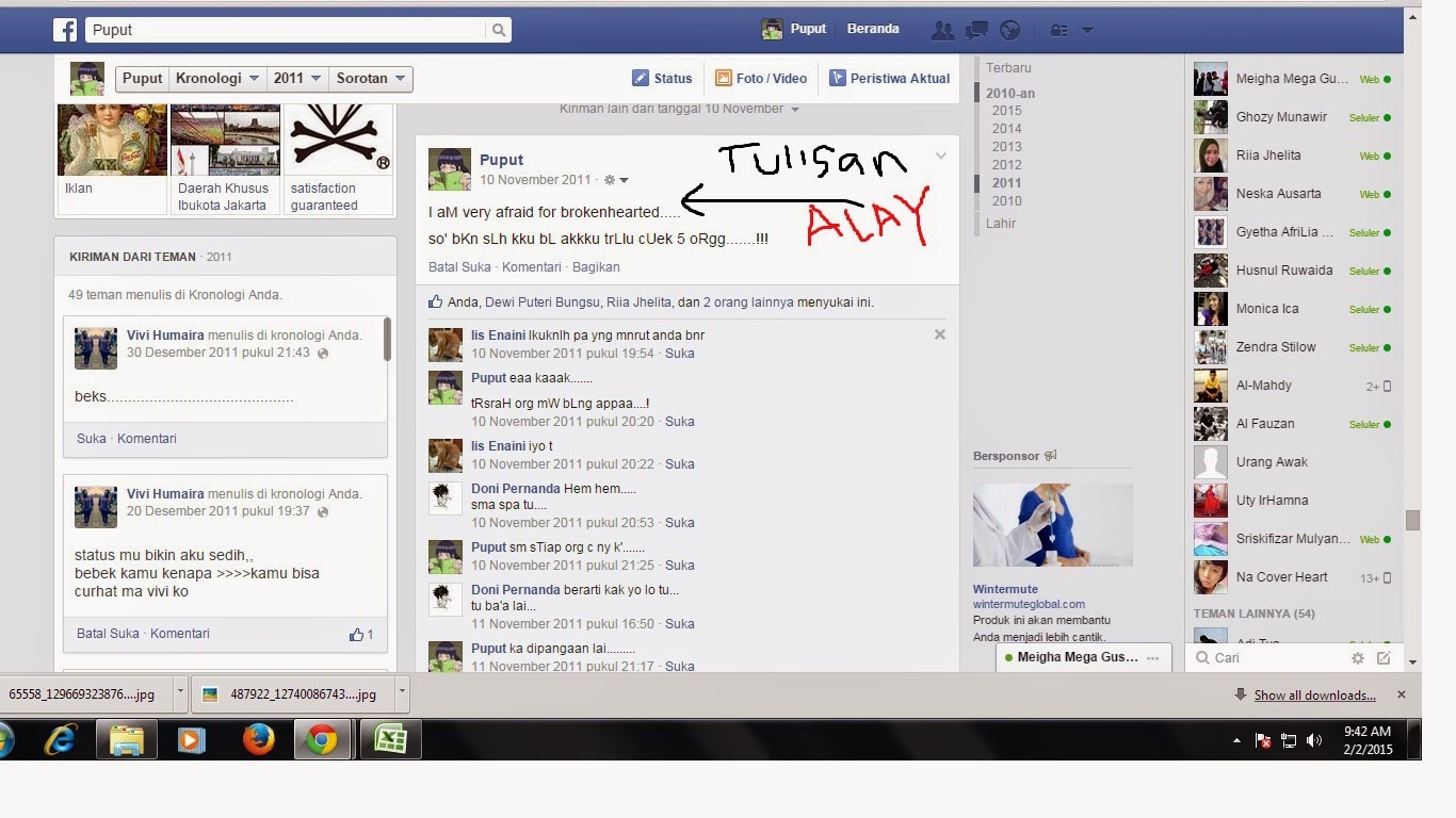 POTRET KEHIDUPAN: Ragam Foto anak alay
