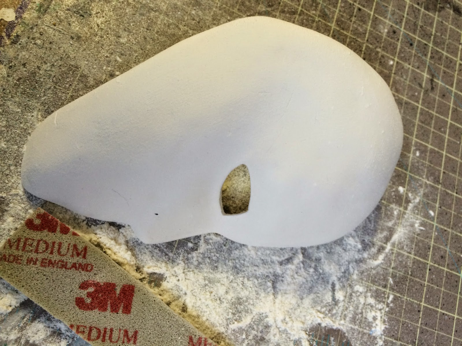 Creative Paperclay® air dry modeling material: Tears Masquerade Mask ...