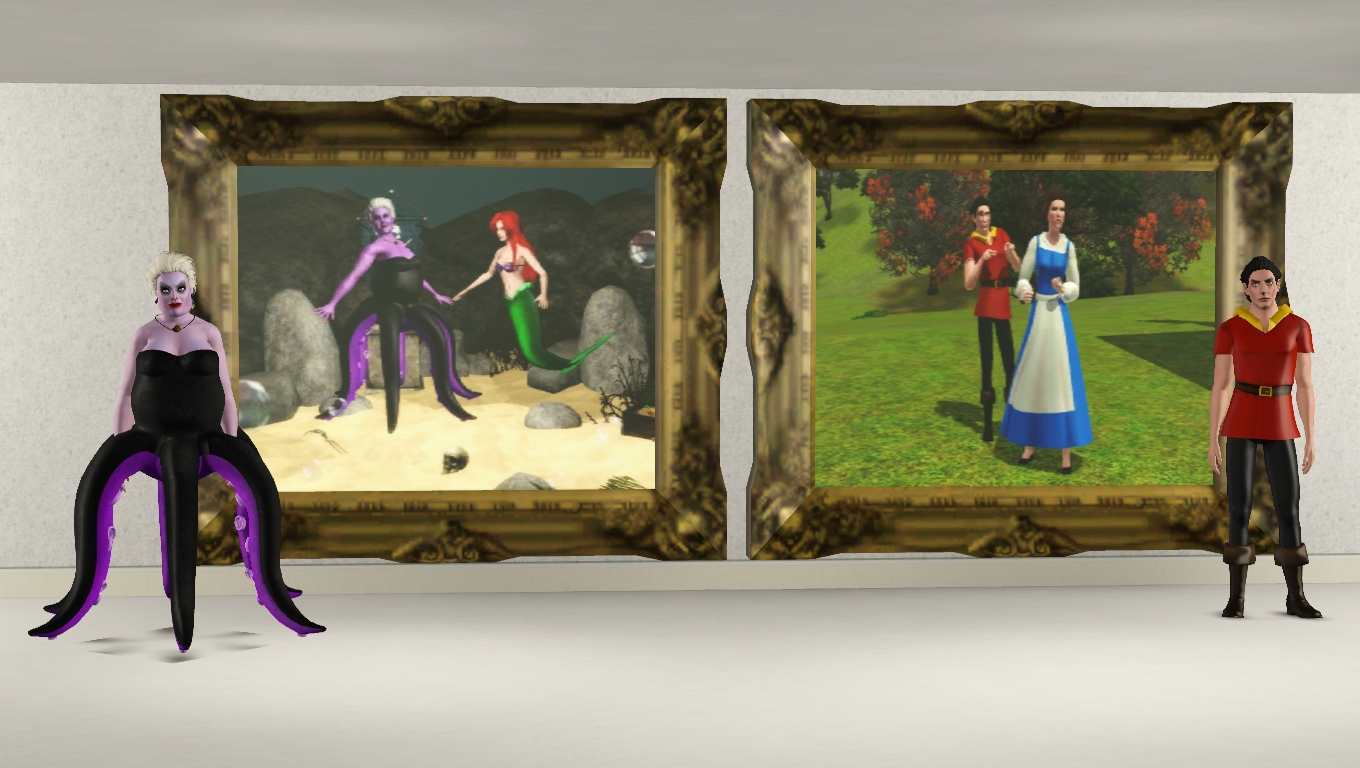 Sil Fantasy: Walt Disney Sims 3 Paintings