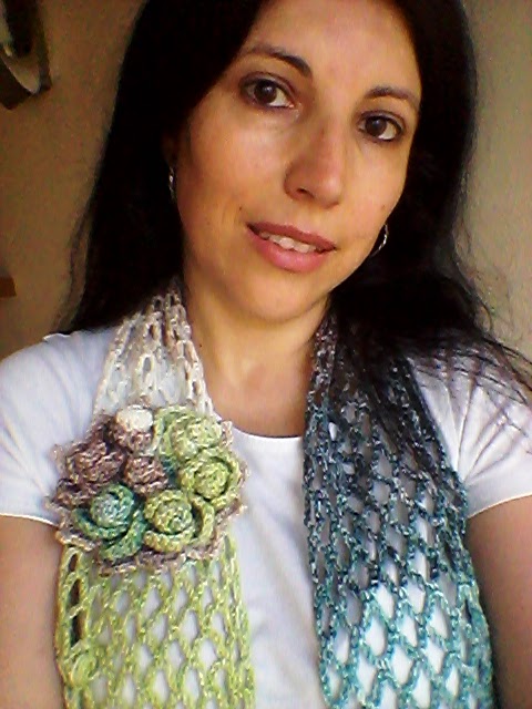 Handmade by LJ : Cachecois em Croche/Crochet Scarves