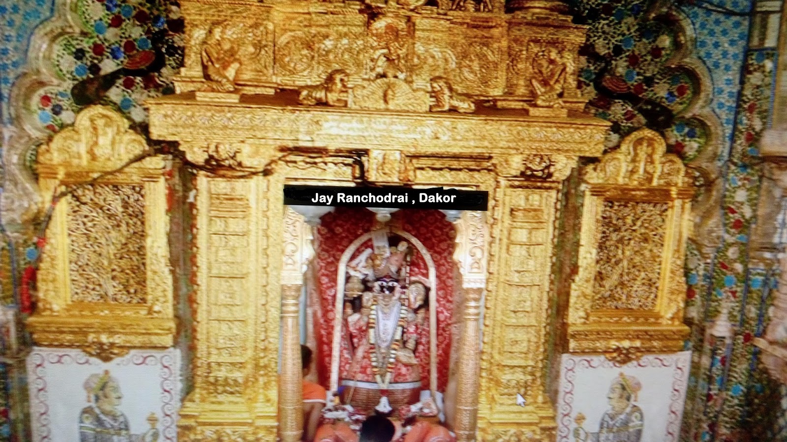 Ranchod Rai Ji Tample in Dakor Gujarat India-Live Darshan