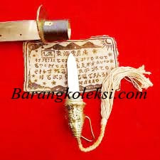 Pedang Samurai Sabuk Kuning Emas