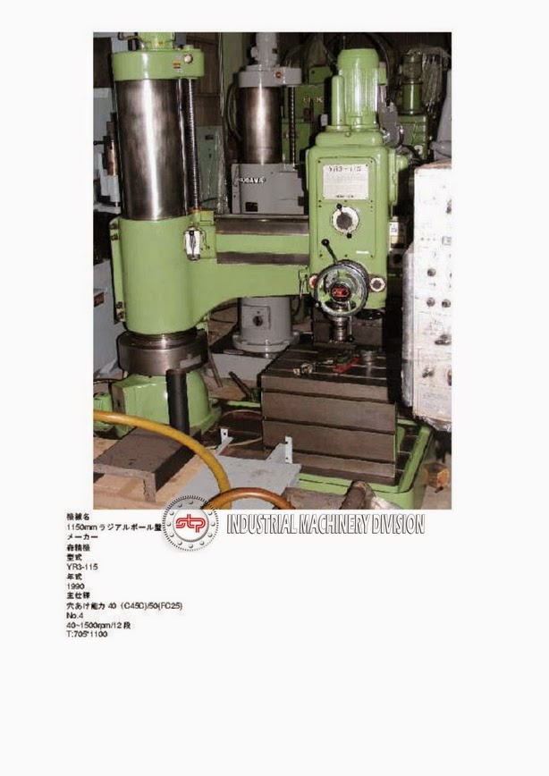 Mesin Bor Radial Drill ~ Aneka Mesin Industri