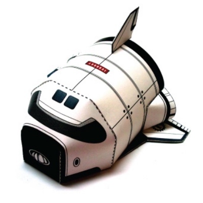 Space Shuttle Paper Model Print Out