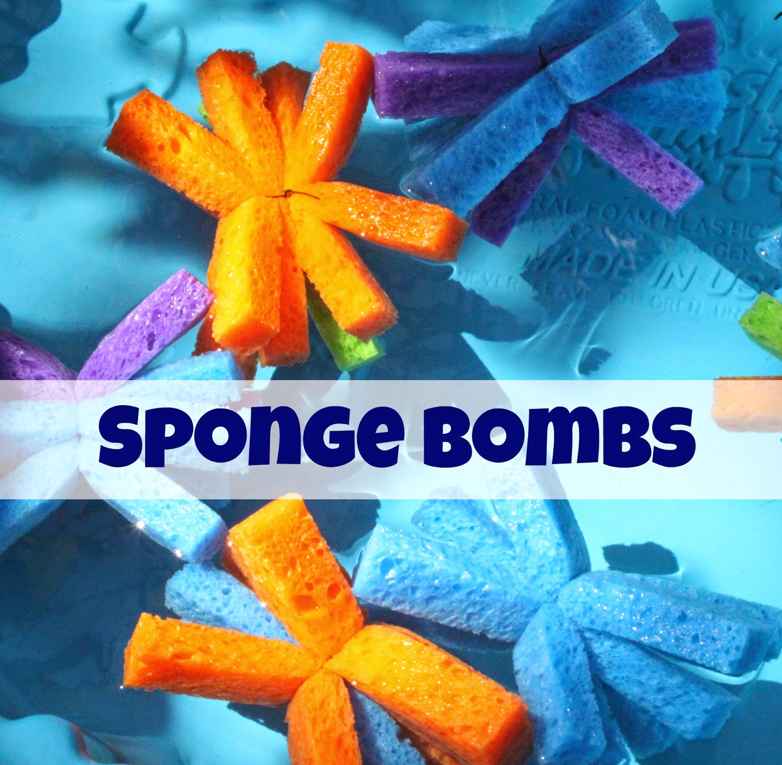 Another fun way to get wet was throwing around SPONGE BOMBS! Whether ...