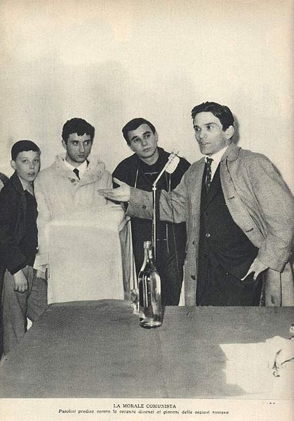 Salvatore Lo Leggio: La polemica su Pasolini. Anticapitalista, dunque ...