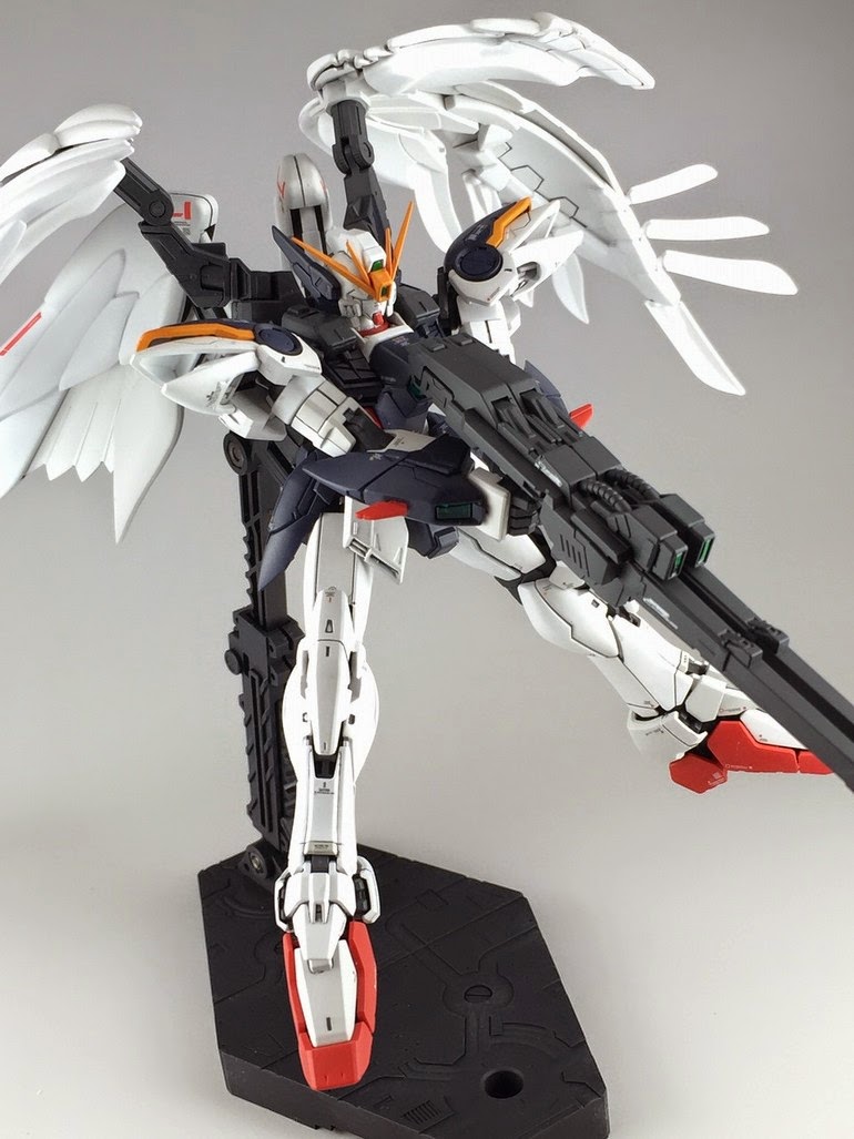 GUNDAM GUY: RG 1/144 Wing Gundam Zero Custom EW - Painted Build