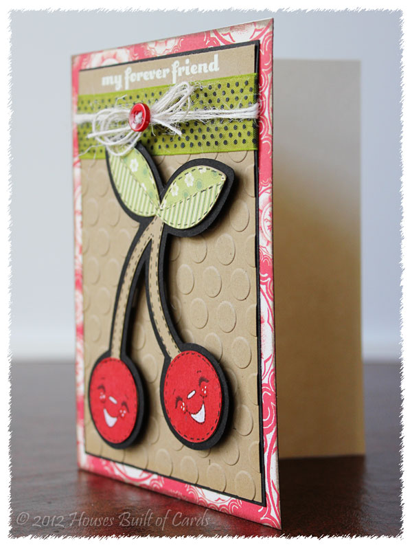 Houses Built of Cards: Peachy Keen Card Challenge - Friendship!!!