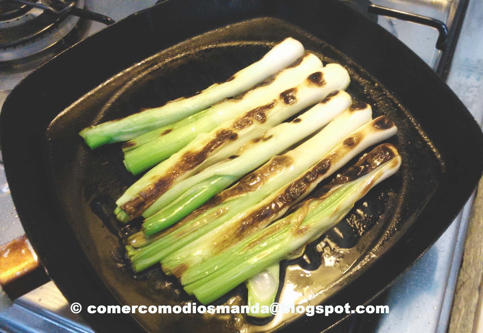 COMER COMO DIOS MANDA: Cebollas Frescas A La Brasa.