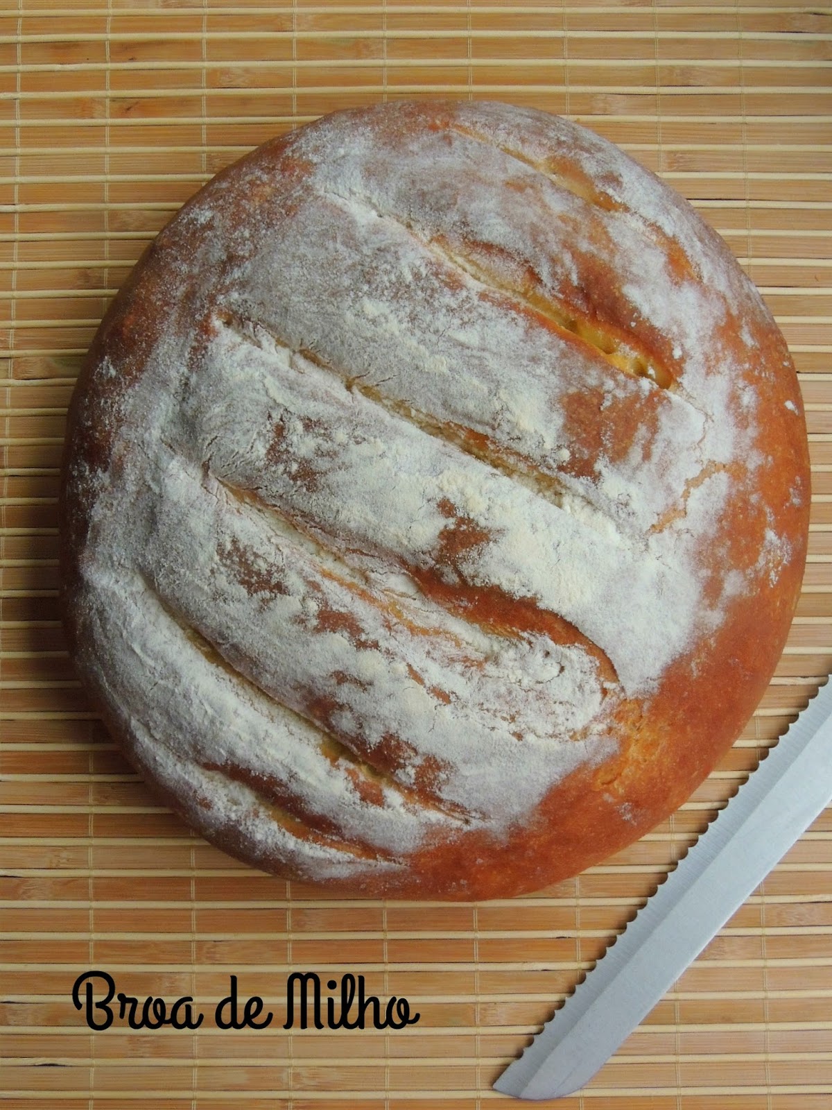 Priya's Versatile Recipes: Broa de Milho - Portuguese Cornbread