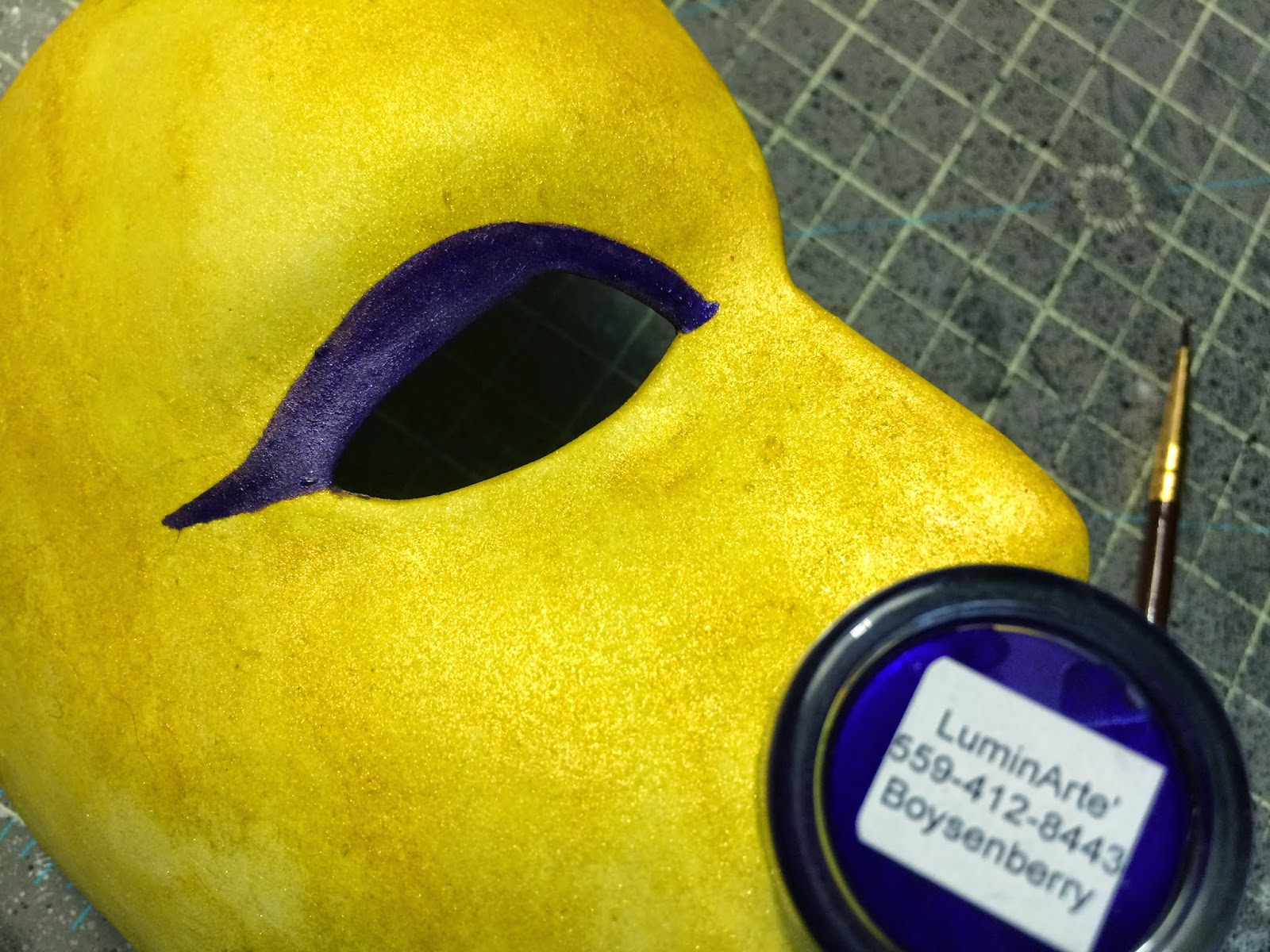 Creative Paperclay® air dry modeling material: Tears Masquerade Mask ...