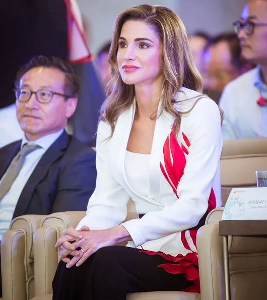 Queen Rania of Jordan visited the Alibaba Group in Hangzhou