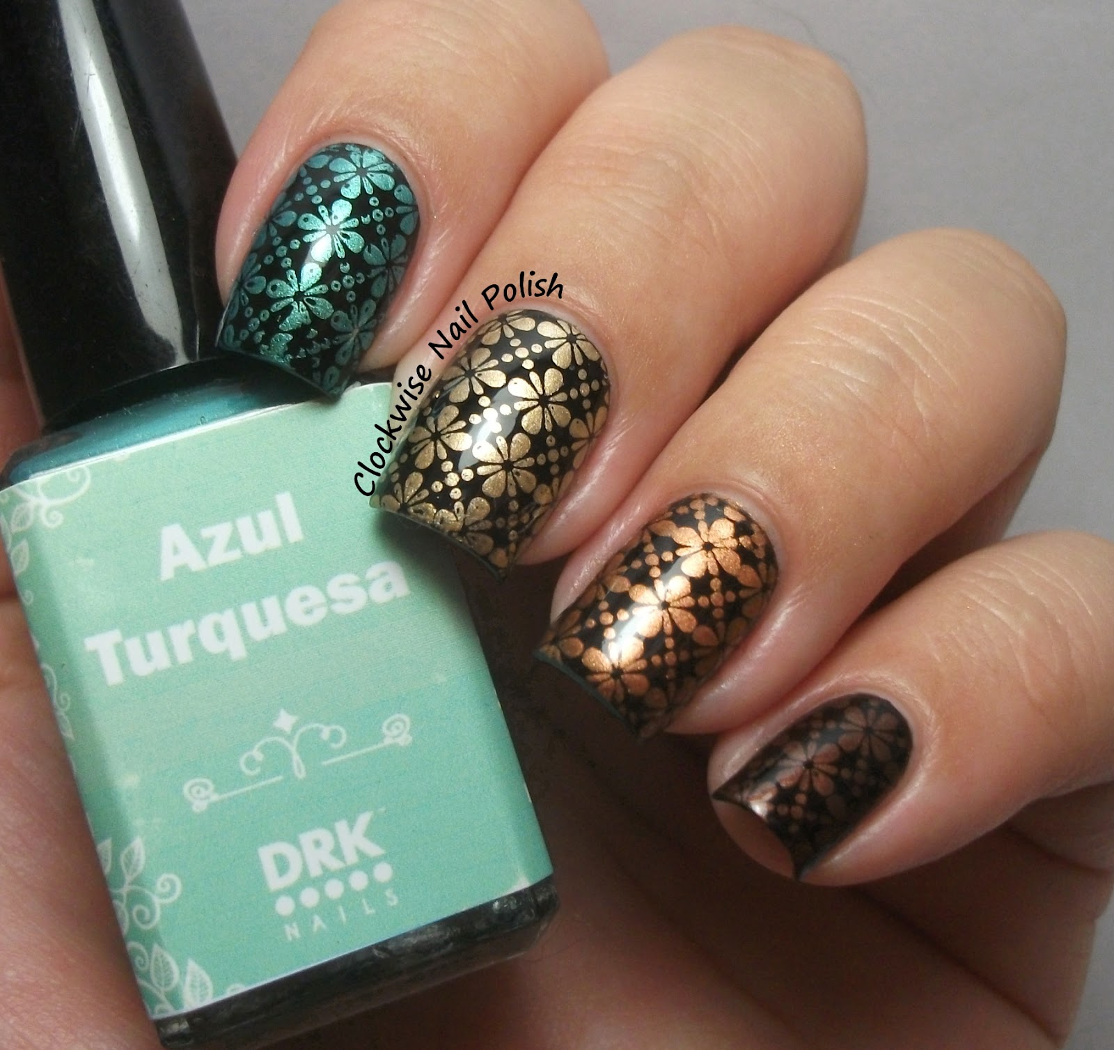 The Clockwise Nail Polish: DRK Nails Metallic Stamping Polishes Review