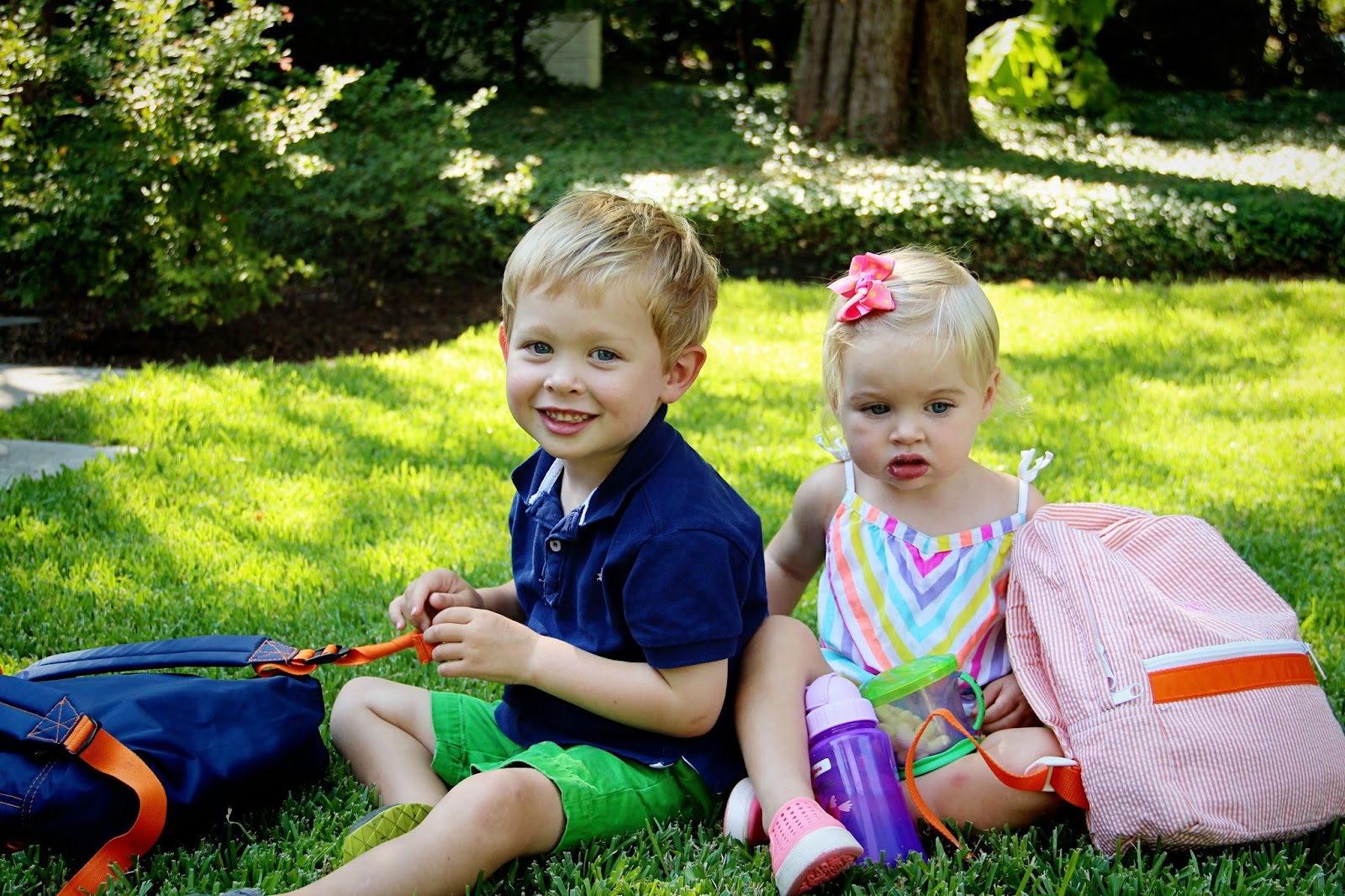 The Burrus Family: First Day of School