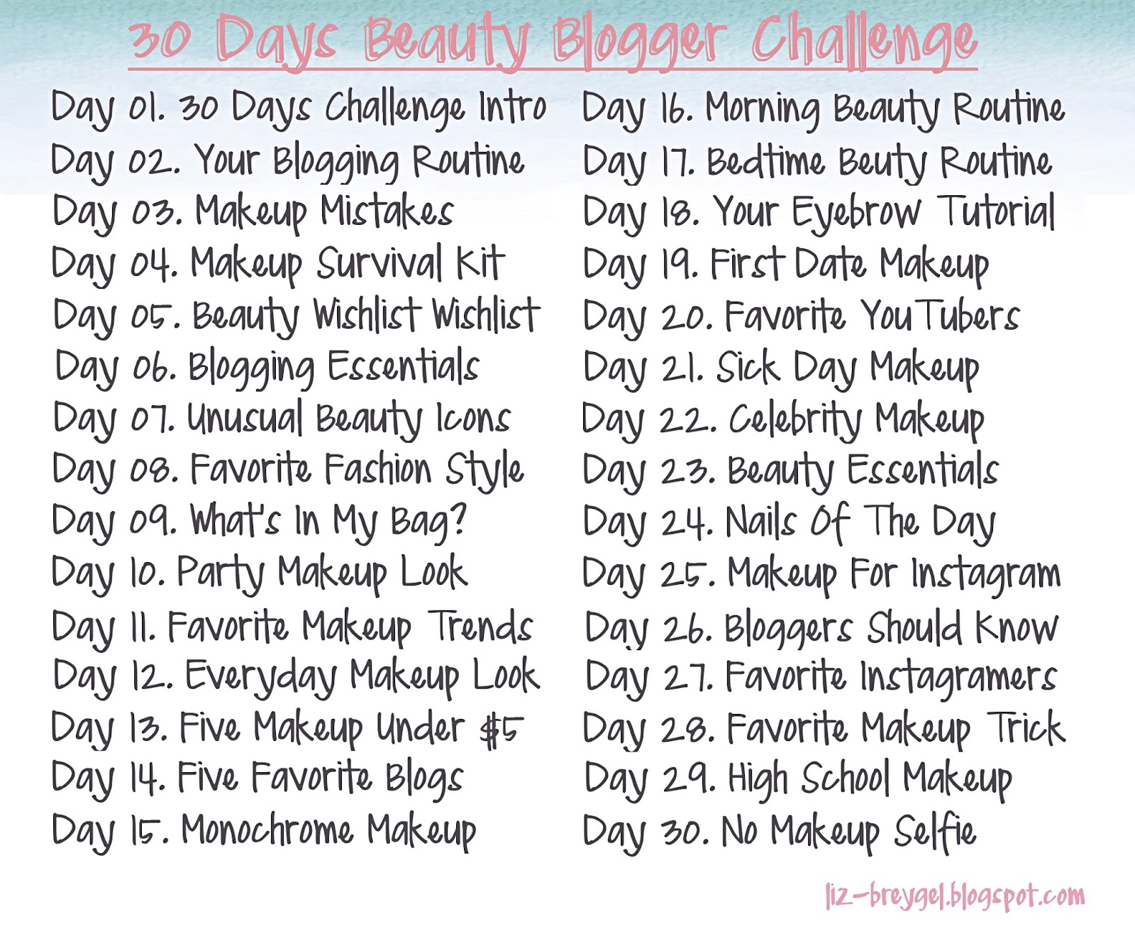 [Day 1] Let's Do the 30 Days Beauty Blogger Challenge? | January Girl