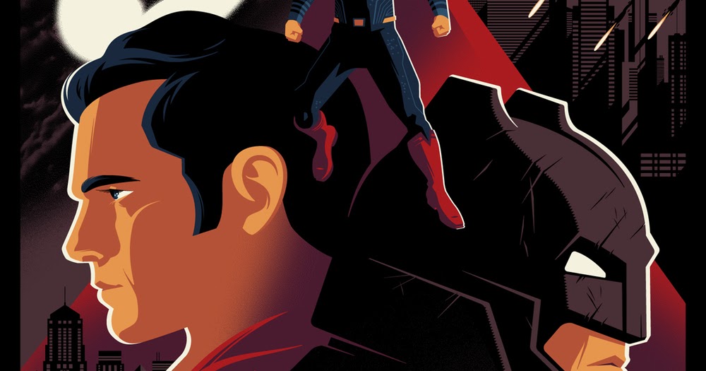 INSIDE THE ROCK POSTER FRAME BLOG: Tom Whalen Batman V Superman Dawn of ...