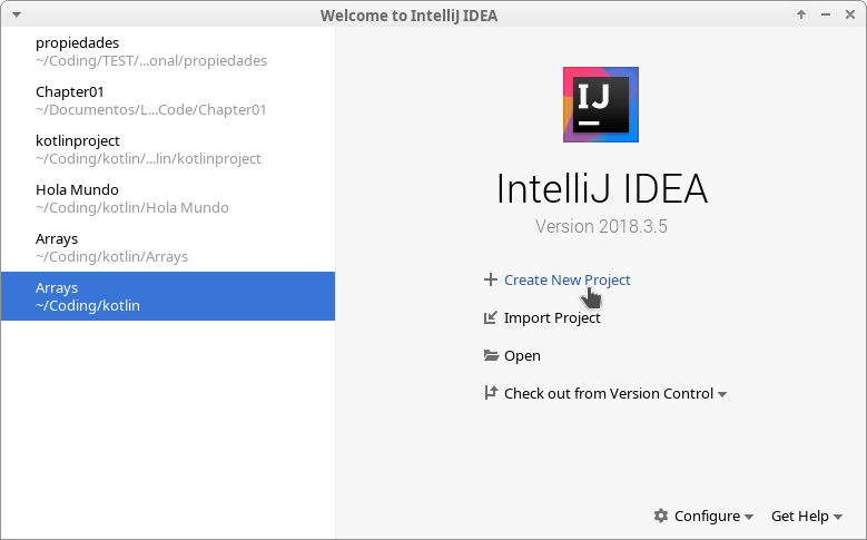 Primer proyecto con IntelliJ IDEA