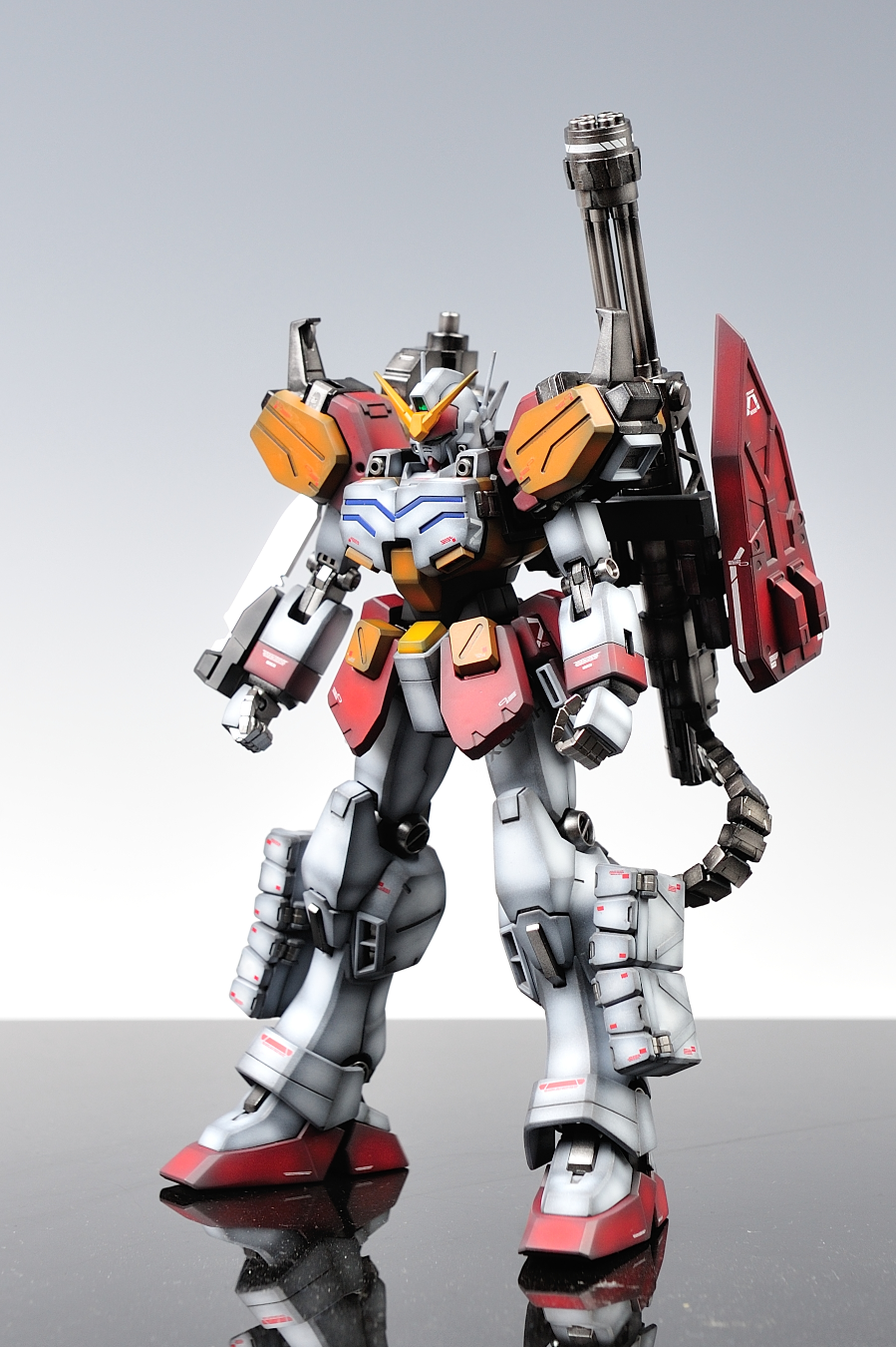GUNDAM GUY: MG 1/100 Gundam Heavy Arms - Painted Build