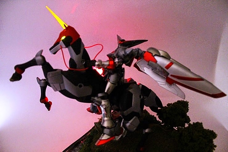 Gundam Family: HGUC 1/144 Master Gundam + Fuunsaiki Diorama Custom Build