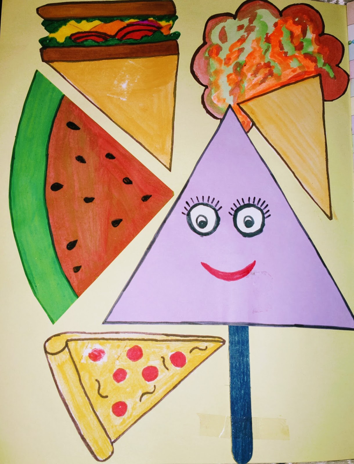 Lesson Plan for Shape Triangle - Preschool Education