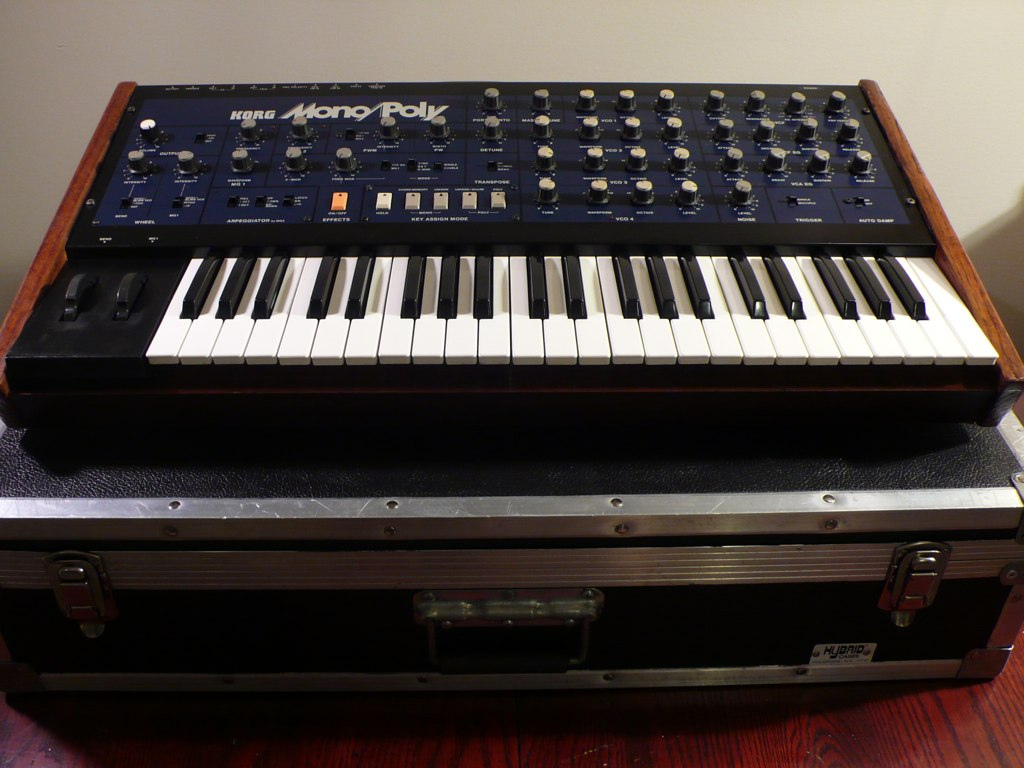 MATRIXSYNTH: Korg Mono Poly Synthesizer & Flight Case