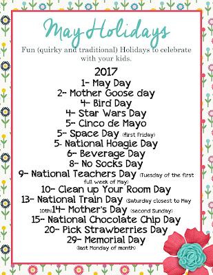 The Cozy Red Cottage: 16 Fun Holidays to Celebrate in May