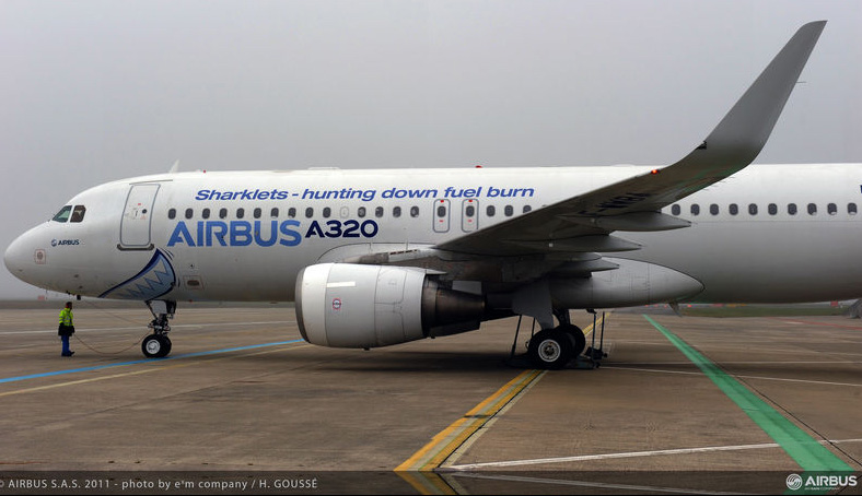 Direto da Pista: Airbus A320 equipado com sharklets inicia voos de teste