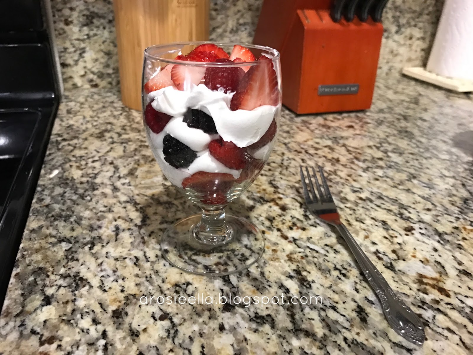 Yummy Treat - Berry Parfait - A Rosie Ella