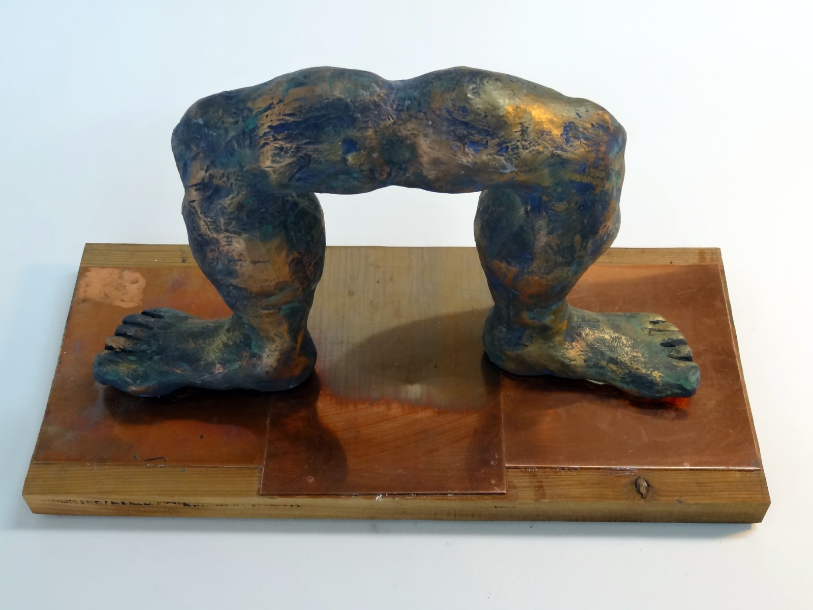 HA!: GCSE Sculpture made from found objects.