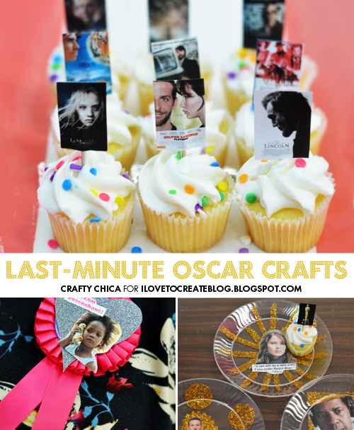iLoveToCreate Blog: CRAFTY CINEMA: Easy Oscar Party DIY