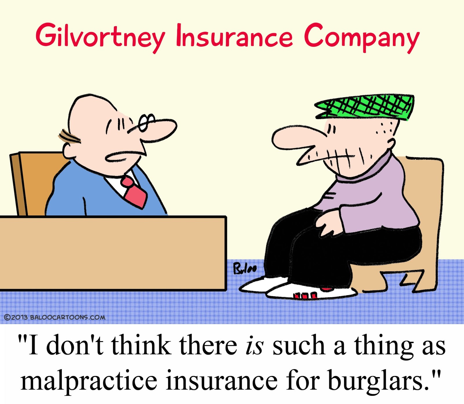 BALOO'S CARTOON BLOG: Insurance cartoon