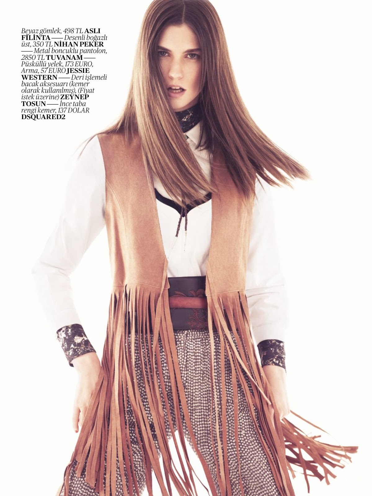 Manon Leloup VOGUE Turkey Magazine August 2013 - Magazine-Photoshoot ...