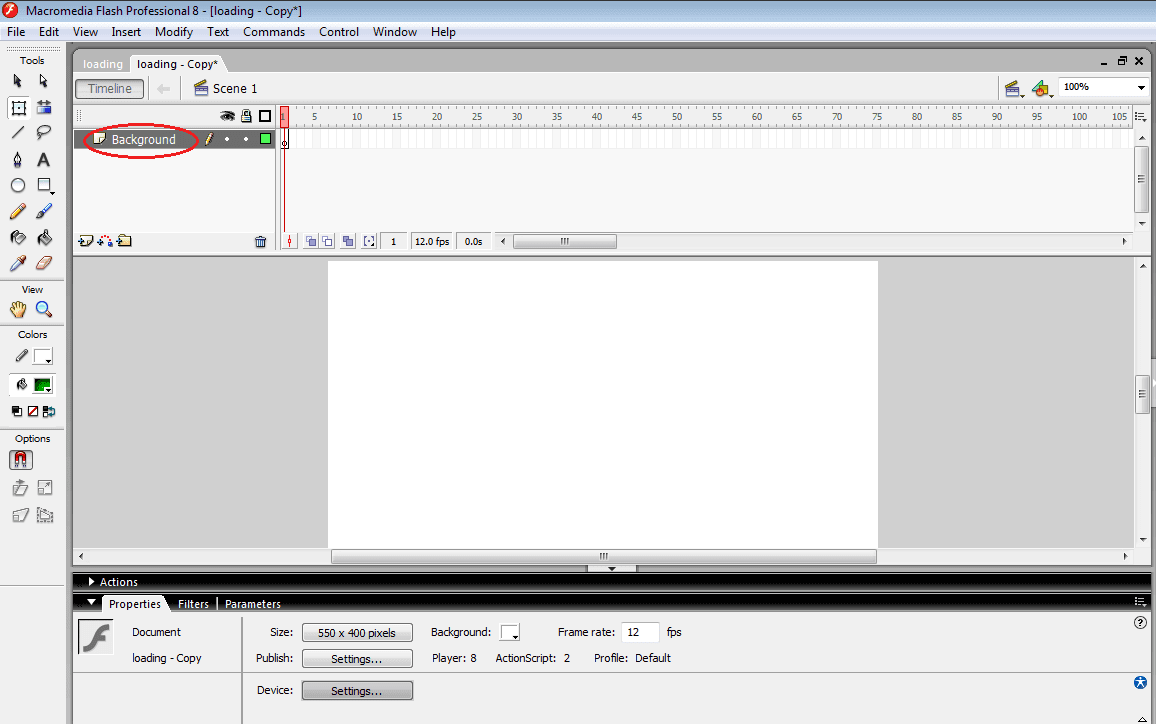 Tutorial Animasi Cara Mudah Membuat Loading dengan Macromedia Flash 8 ...